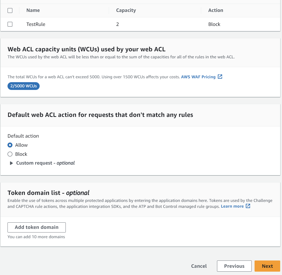 AWS WAFでレートベースのアクセス制限を設定する方法（新規ACL） | フルスタックエンジニアのTips